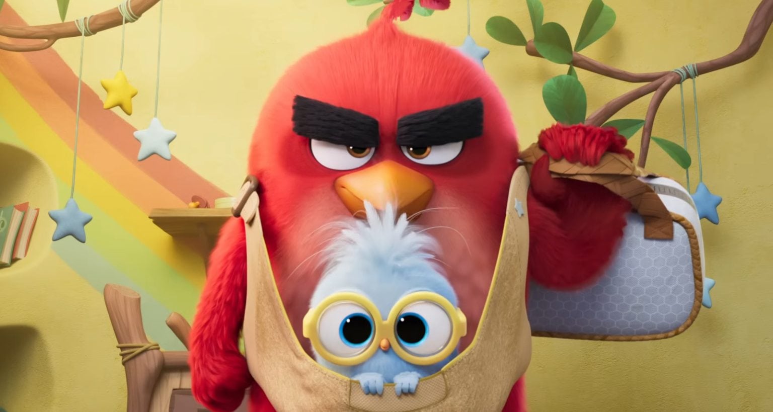 Red becomes a father in trailer for The Angry Birds Movie 3