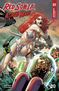 Red Sonja Attacks Mars in crossover sequel from Dynamite