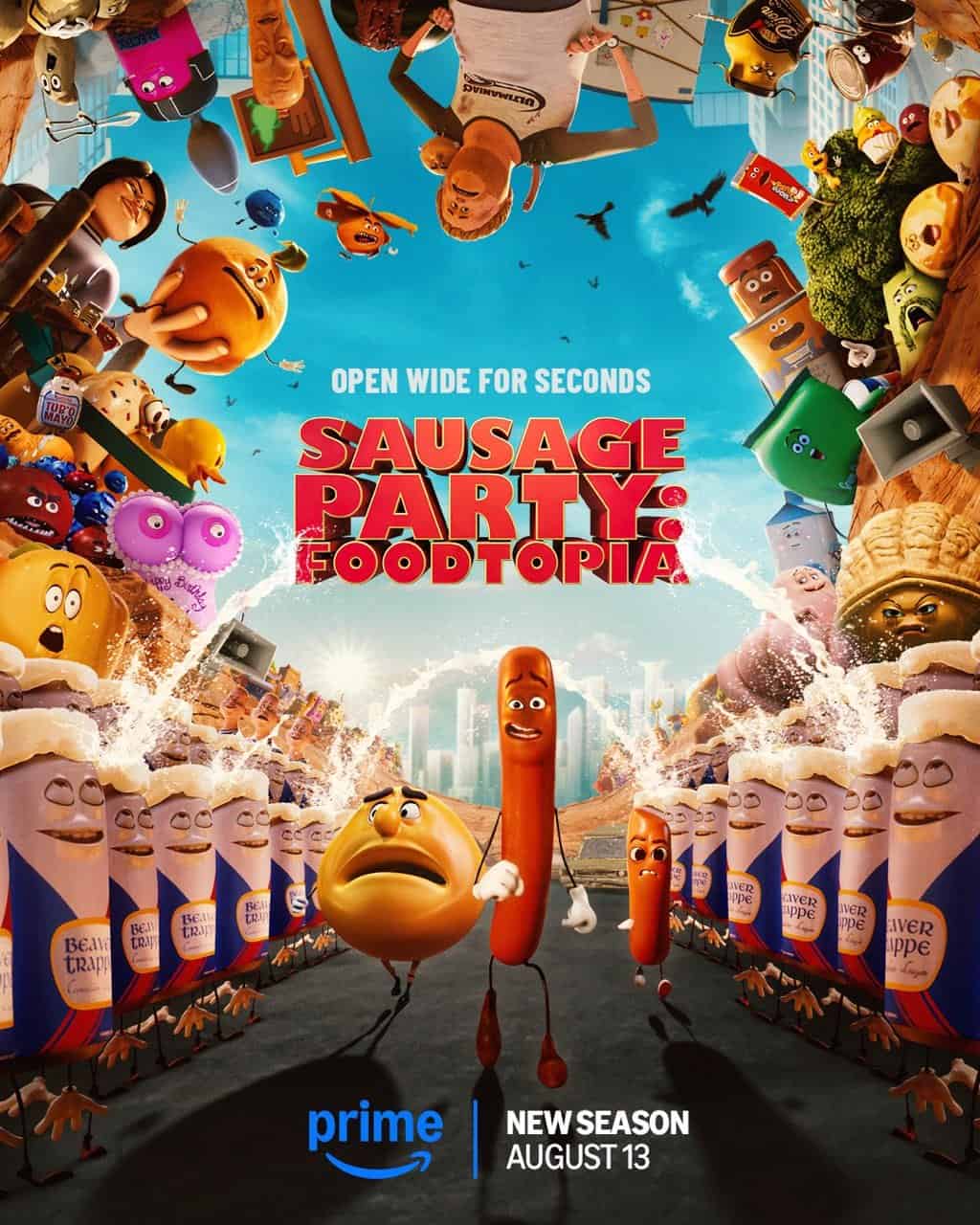 Sausage Party: Foodtopia unveils season 2 trailer