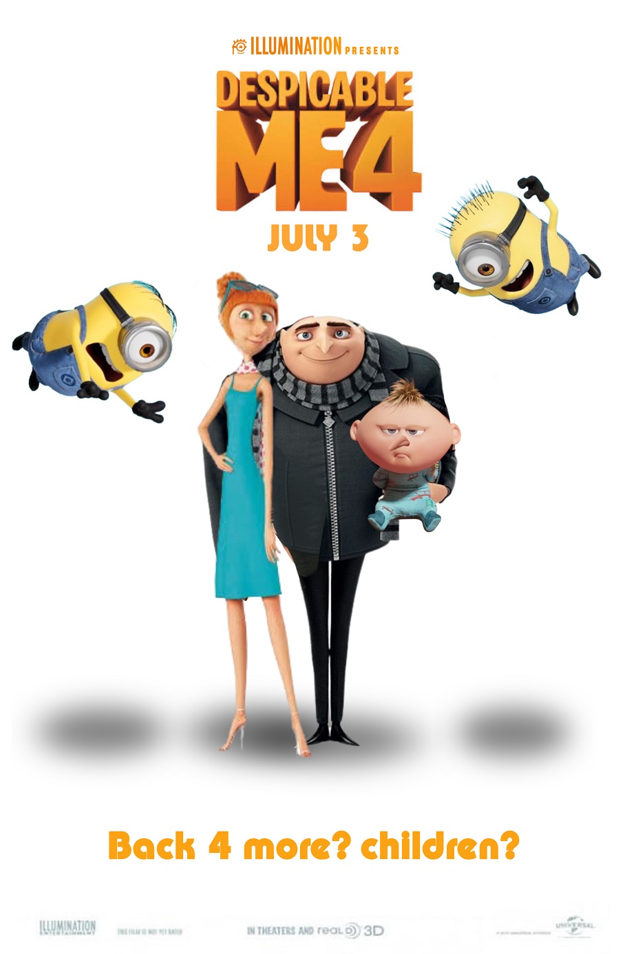 Say hello to Gru Jr. in the trailer for Despicable Me 4