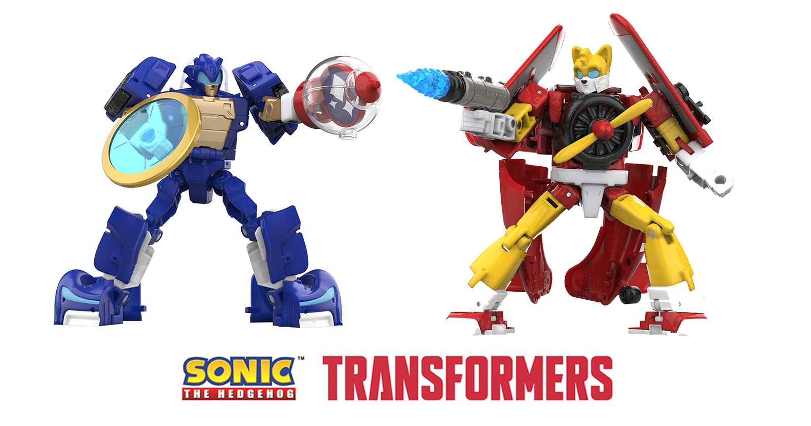 Sonic the Hedgehog x Transformers Collaborative set turns Sonic and Tails into Robots in Disguise