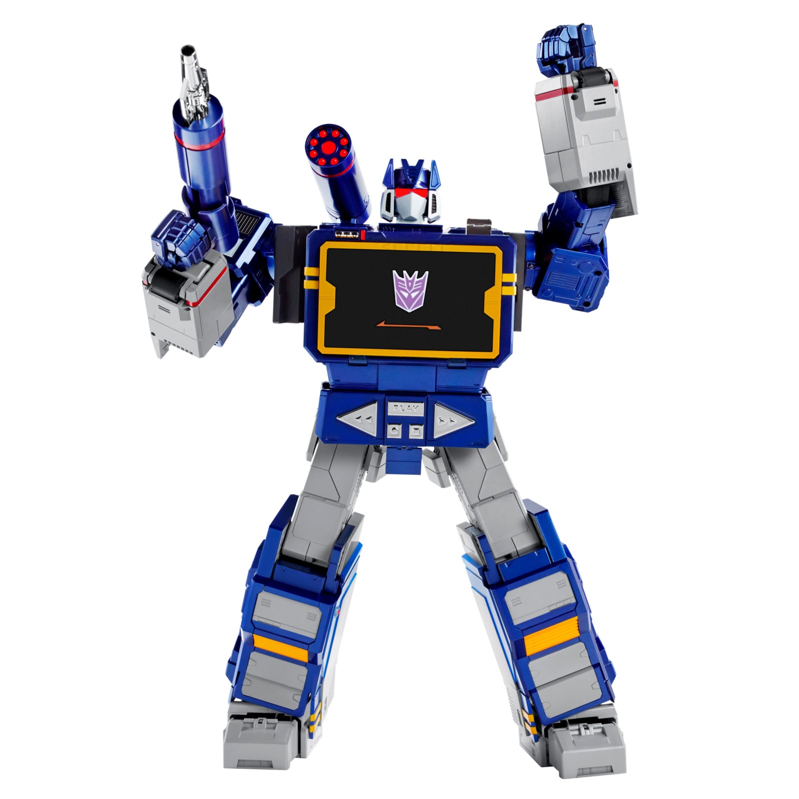 Soundwave joins Hasbro and Robosen's auto-converting Transformers collection