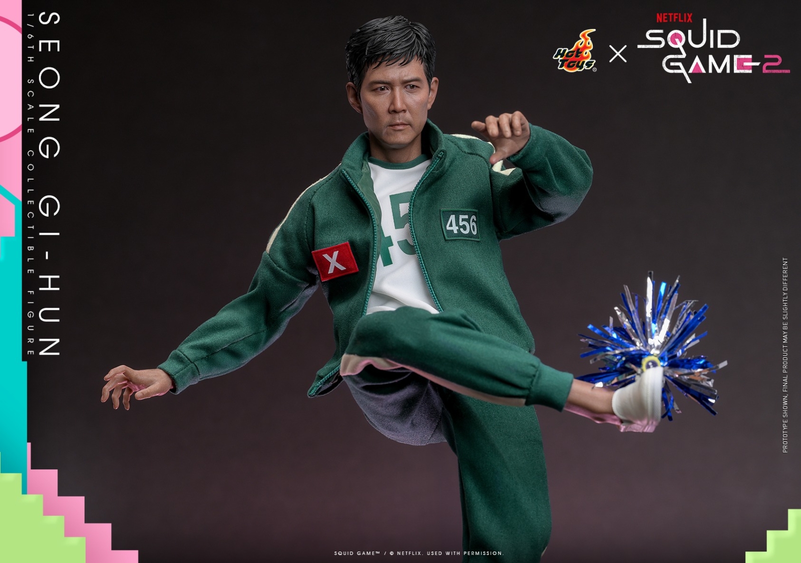 Squid Game's Seong Gi-hun gets a sixth scale figure from Hot Toys