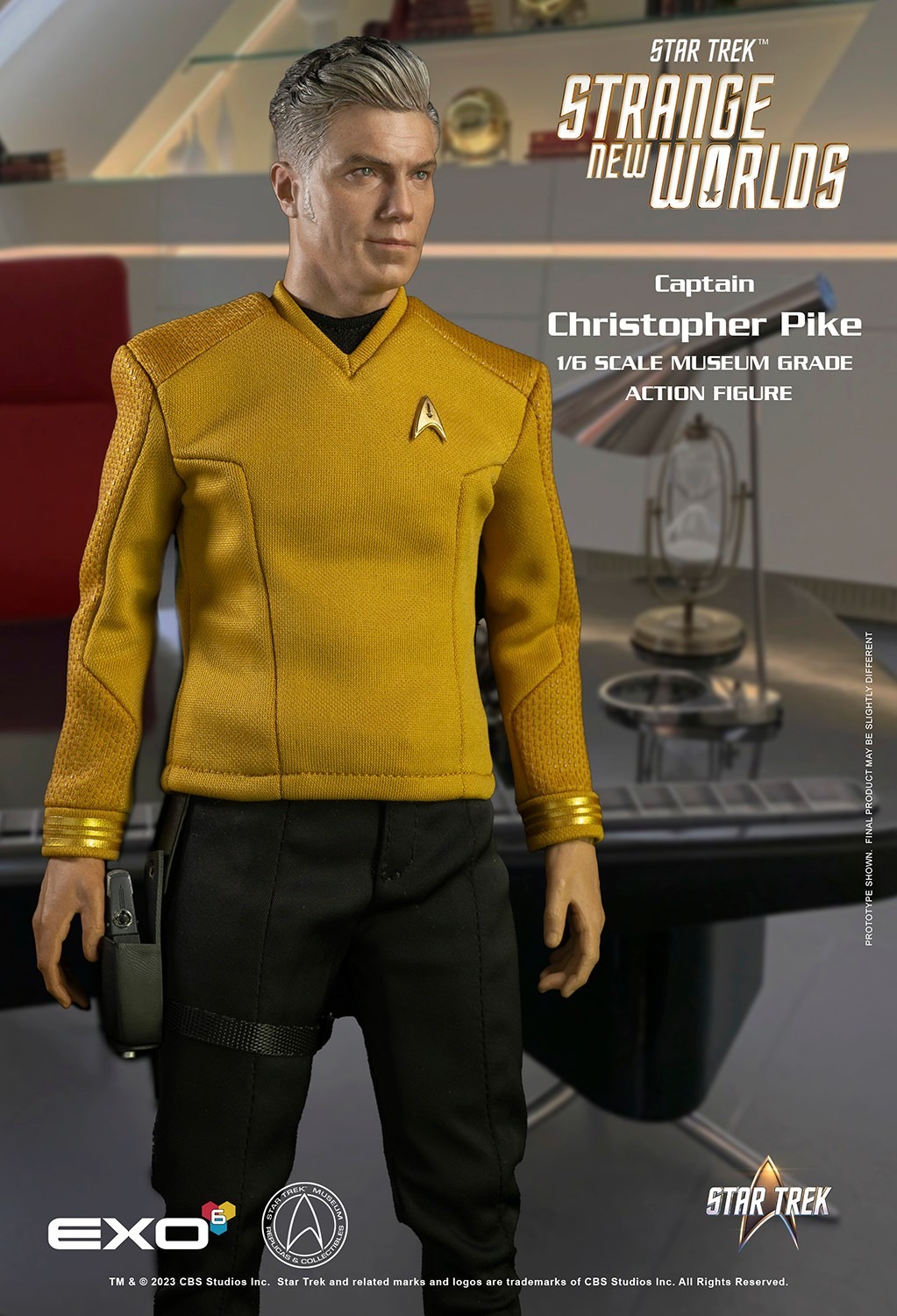 Star Trek: Strange New Worlds Captain Christopher Pike sixth-scale ...