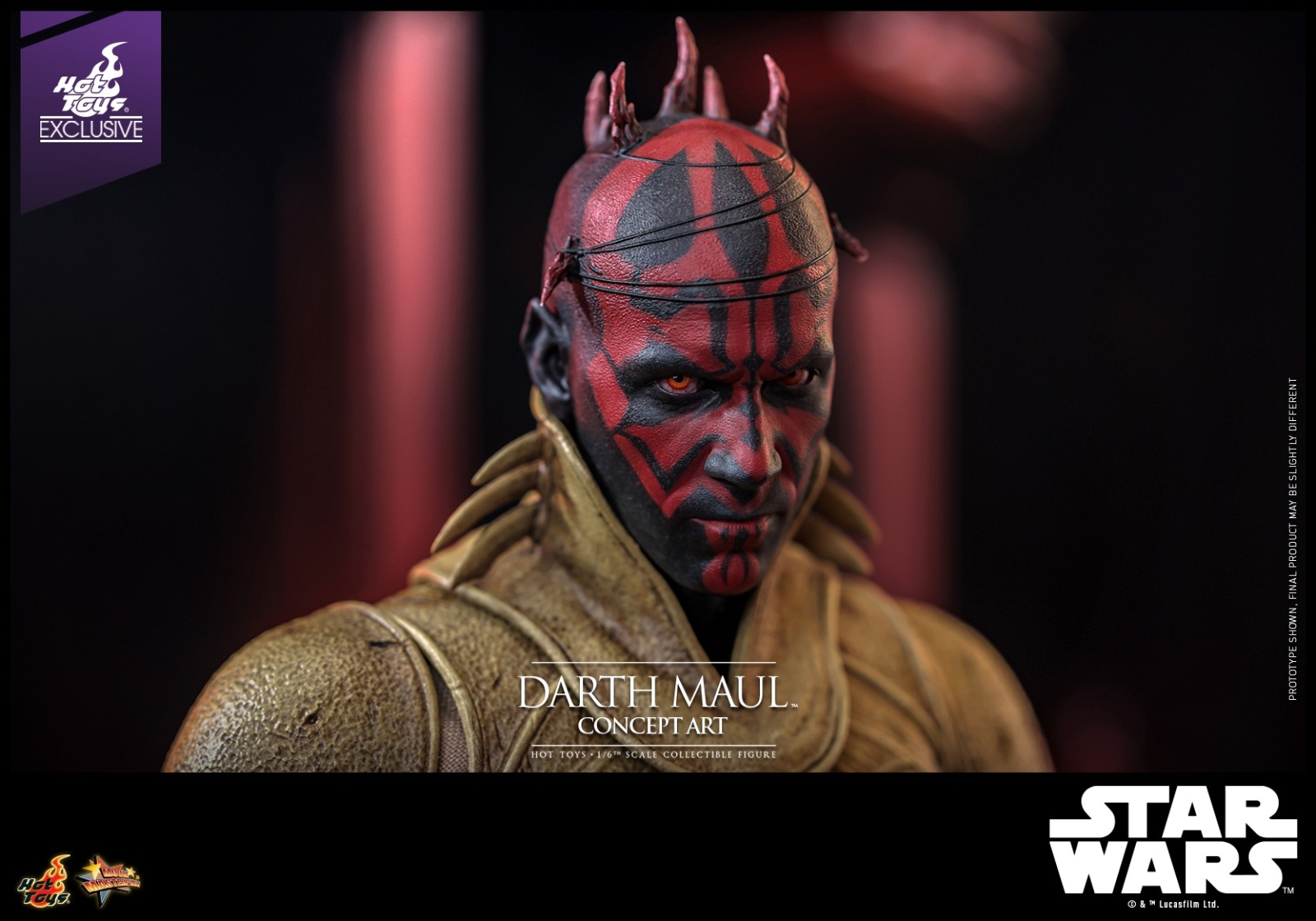 Star Wars Darth Maul (Concept Art) sixth scale figure unveiled by Hot Toys