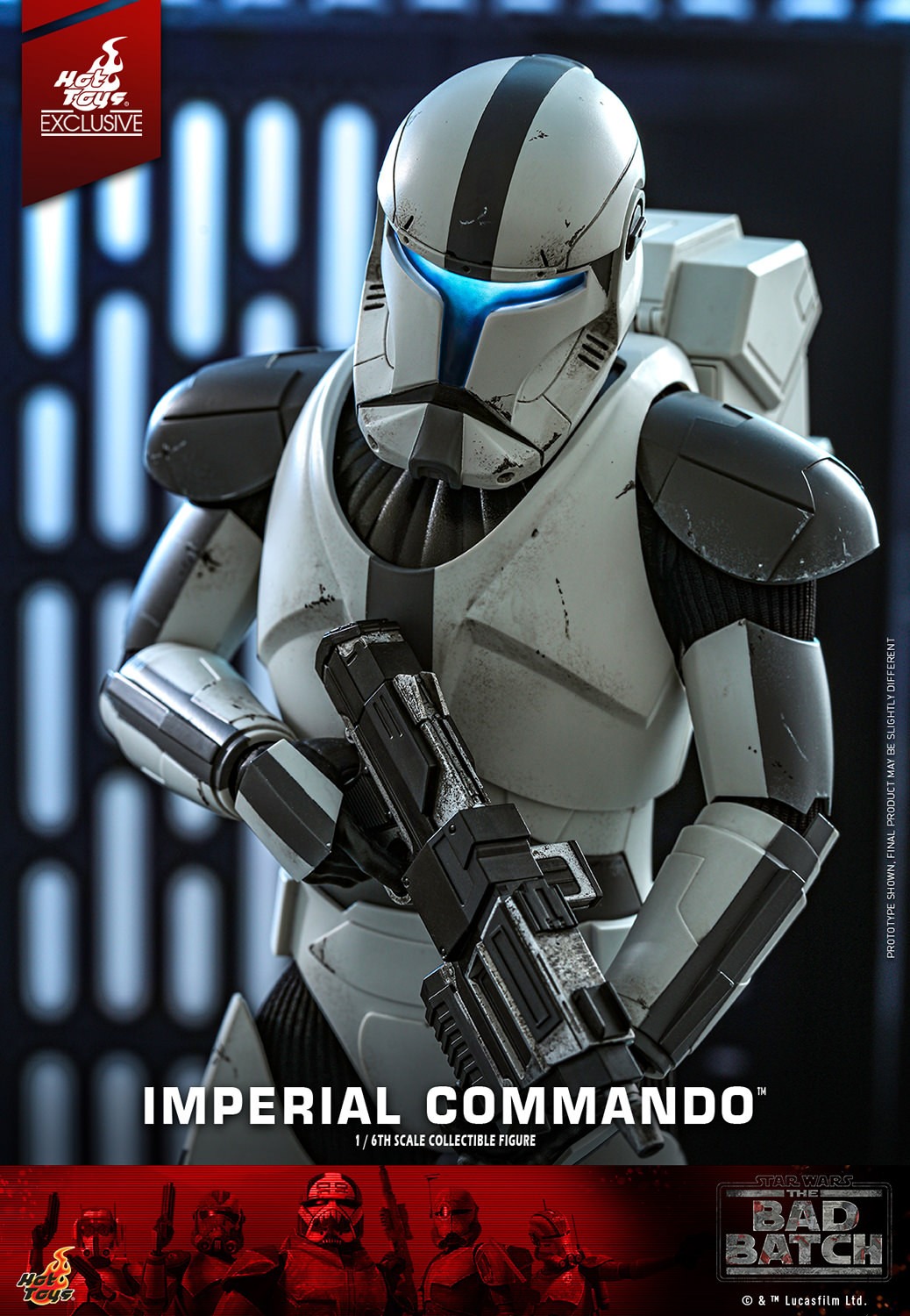 Star Wars: The Bad Batch Imperial Commando sixth scale figure unveiled ...