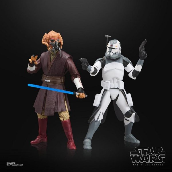 Star Wars: The Black Series Plo Koon & Clone Commander Wolffe 2-pack ...