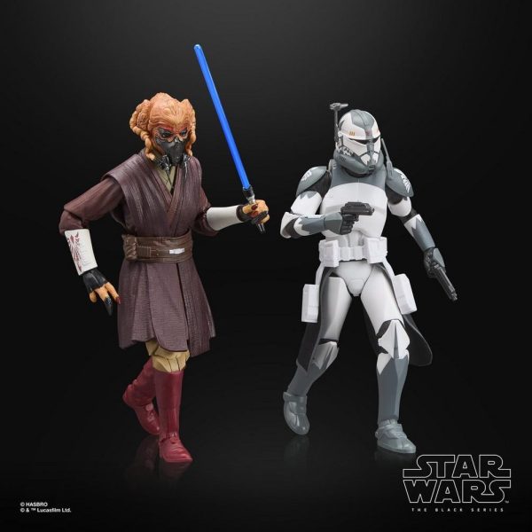 Star Wars: The Black Series Plo Koon & Clone Commander Wolffe 2-pack ...
