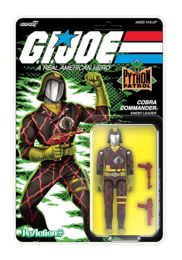 Super7 launches Cobra Commander (Python Patrol) G.I. Joe ReAction+ Figure