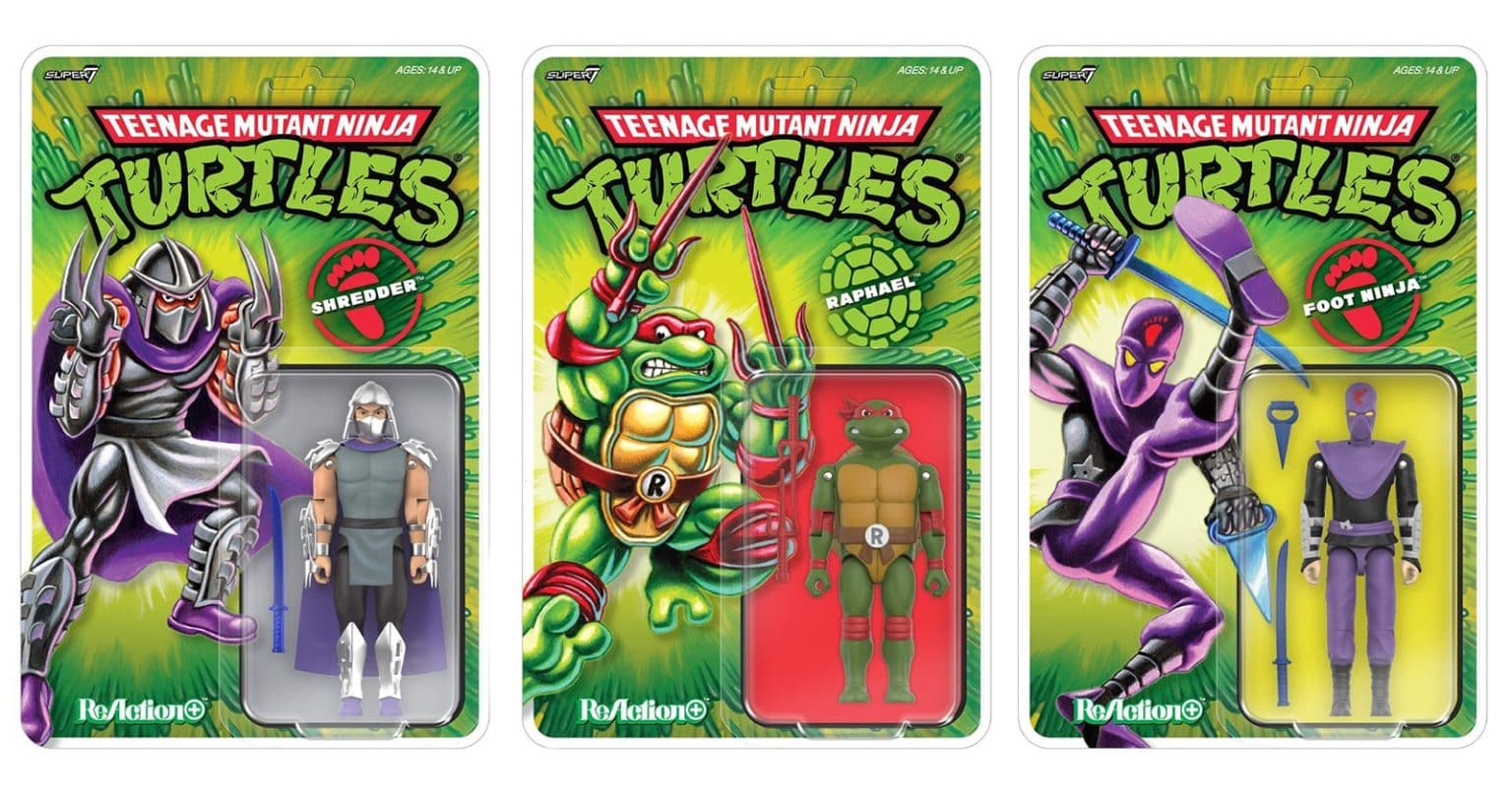 Super7 launches Teenage Mutant Ninja Turtles ReAction+ line