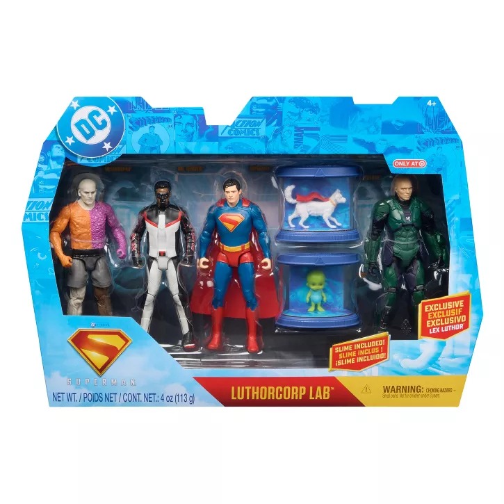 Superman Luthorcorp Lab action figure playset revealed by Spin Master