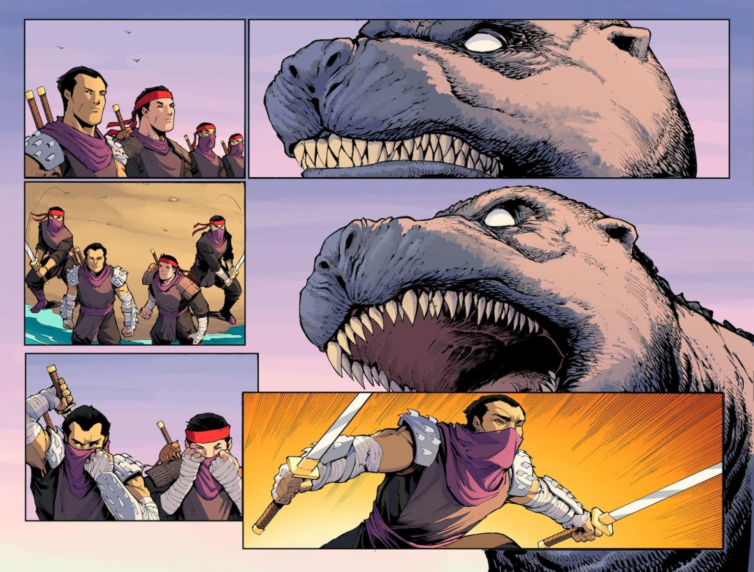 Teenage Mutant Ninja Turtles x Godzilla crossover series announced by IDW