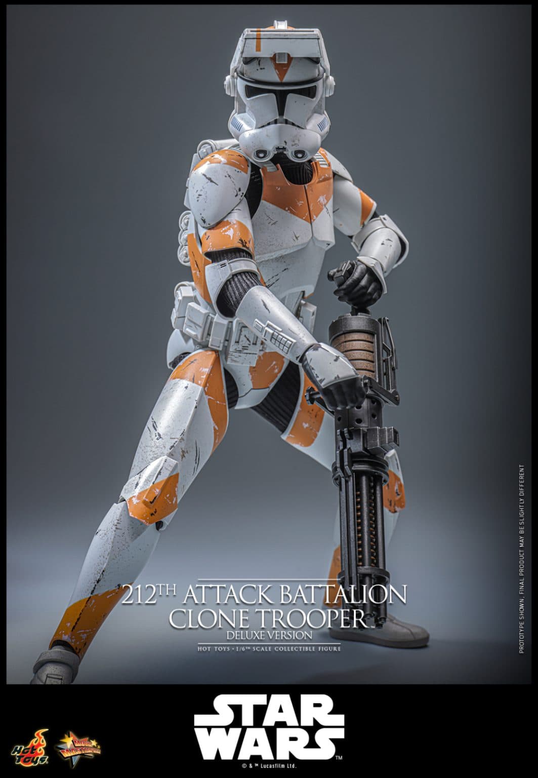 The 212th Attack Battalion Clone Trooper enters the battle with Star ...
