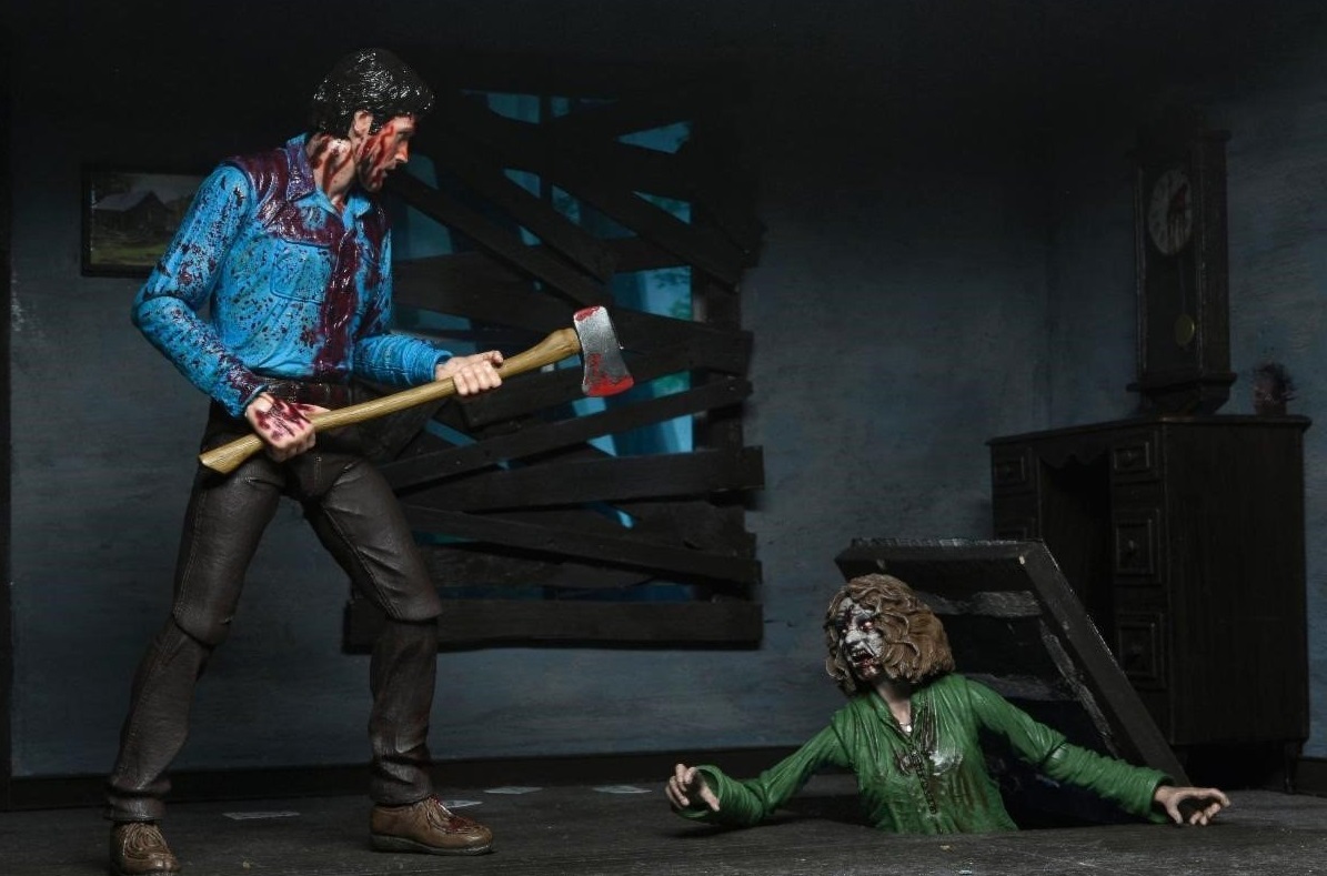 The Evil Dead Ultimate Bloody Ash and Cheryl Williams action figure 2 ...