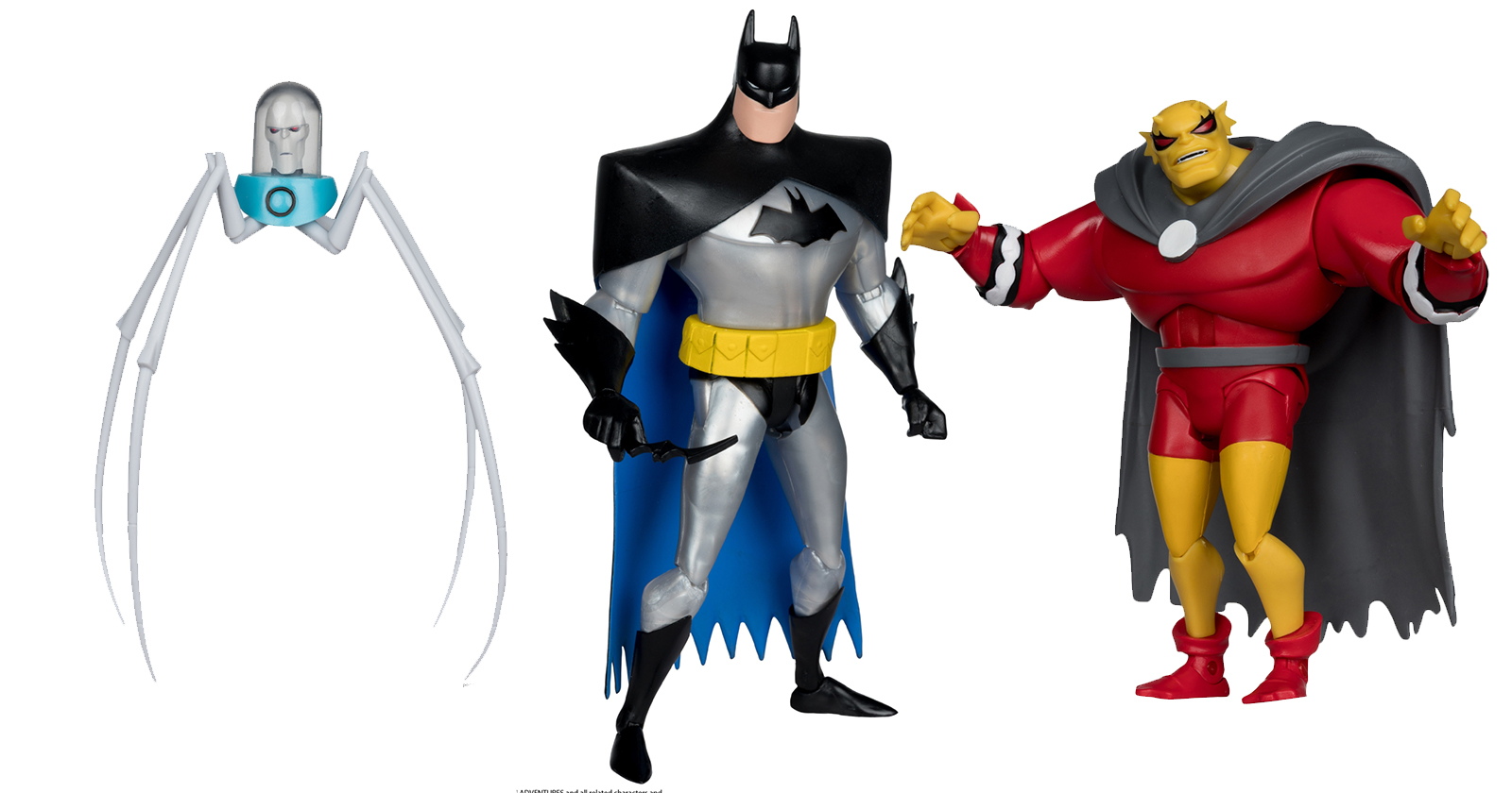 The New Batman Adventures Batman, Mr. Freeze and Etrigan figures ...