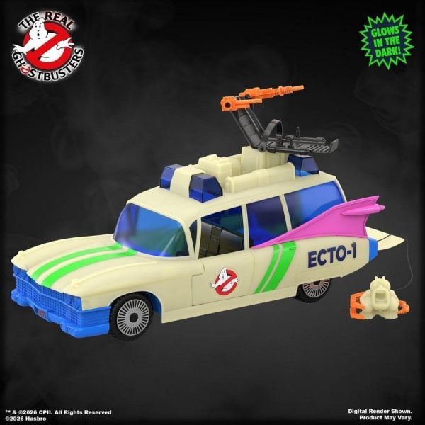 The Real Ghostbusters Kenner Classics Ecto-Glow Ecto-1 officially unveiled by Hasbro