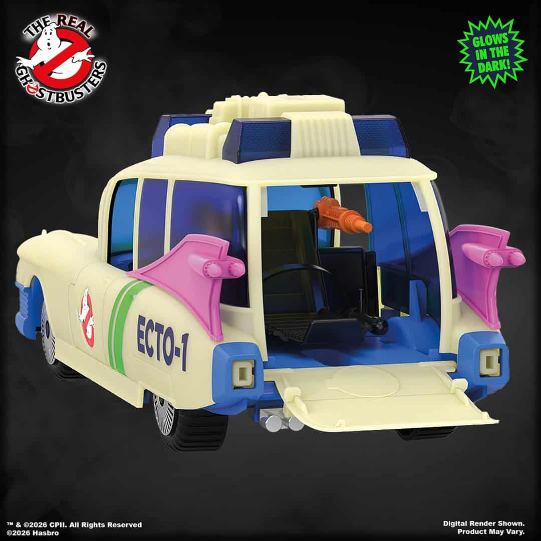 The Real Ghostbusters Kenner Classics Ecto-Glow Ecto-1 officially unveiled by Hasbro