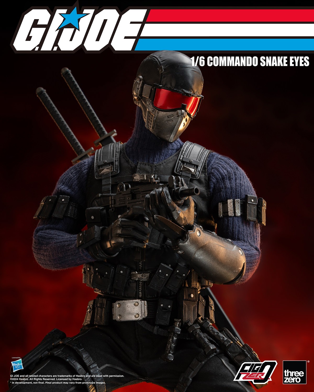 Commando Snake Eyes joins Threezero's G.I. Joe sixth scale collection