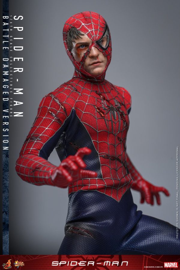Tobey Maguire's Spider-Man gets Battle Damaged for new Hot Toys sixth ...
