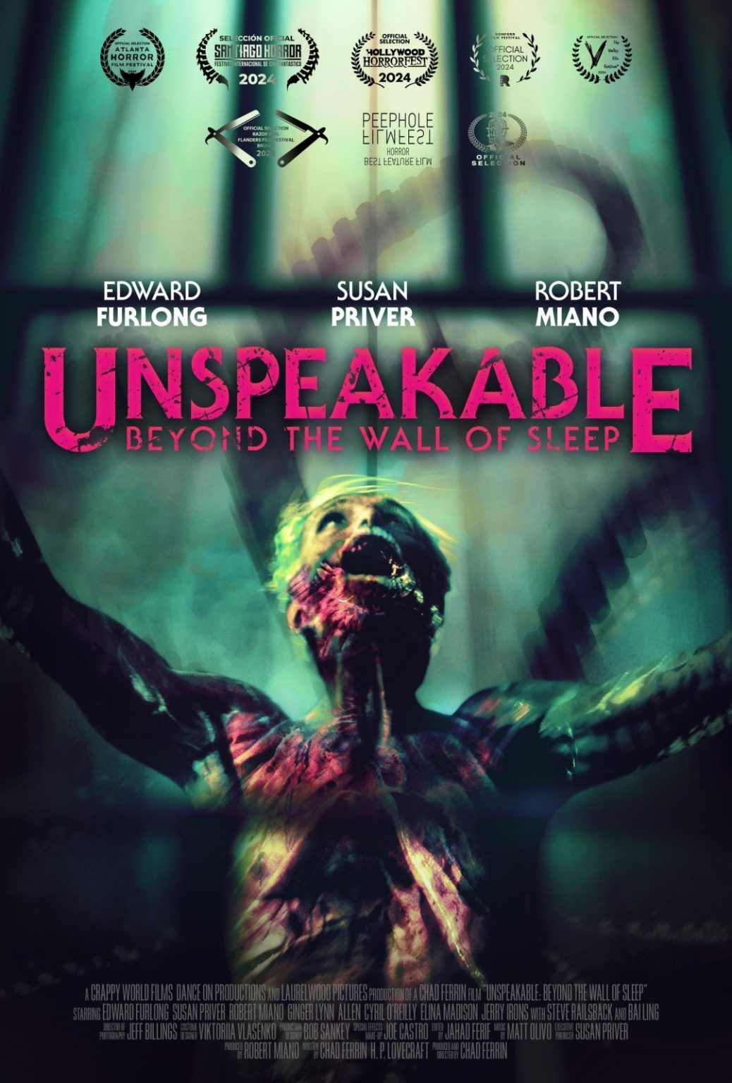 Trailer for H.P. Lovecraft adaptation Unspeakable: Beyond the Wall of ...