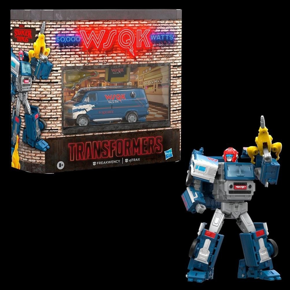 Transformers x Stranger Things Freakwency and 8-Trax figure unveiled by ...