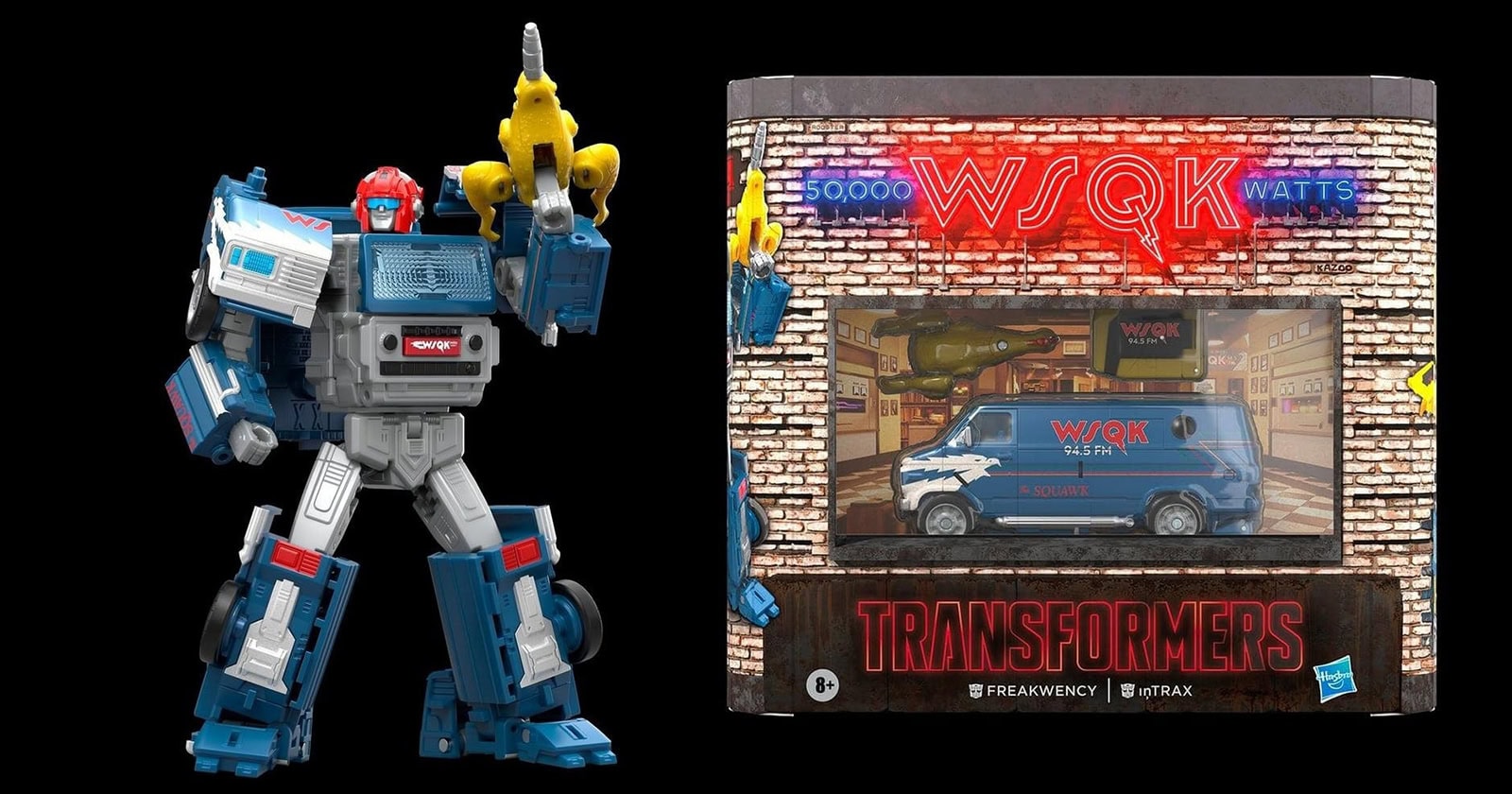 Transformers x Stranger Things Freakwency and 8-Trax figure unveiled by ...