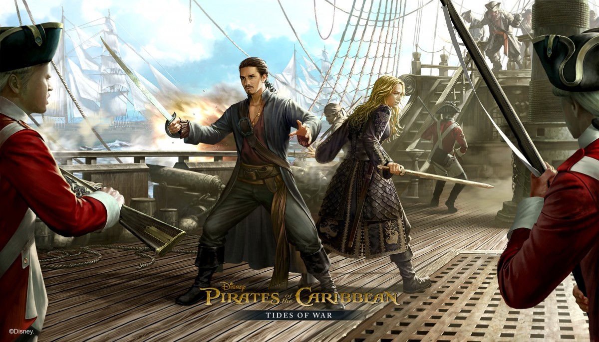 Pirates Of The Caribbean Elizabeth Swann And Will Turner